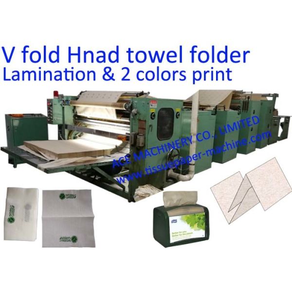 Quality V Fold Laminated Kitchen Towel Machine for sale
