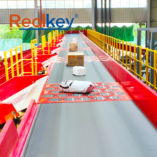 Quality 6000p/H Swivel Wheel Logistics Sorting System Customization Options Available for sale