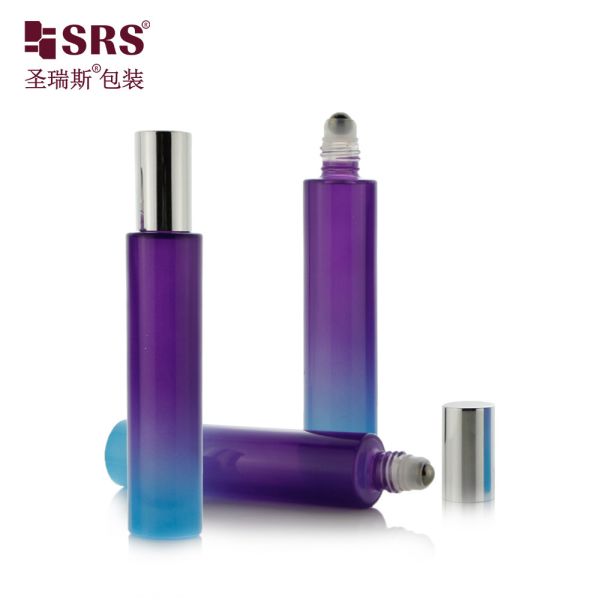 Quality GB1-15ml Customized Essential Oil Roller Bottle With Black Cap for sale
