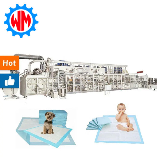 Quality Intelligent System Underpad Manufacturing Machine 350meters/Min Lower Energy With CE for sale