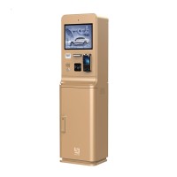 Quality 15inch Touch Screen Parking Payment Kiosk with Intercom and Galvanized Steel Sheet Construction for sale