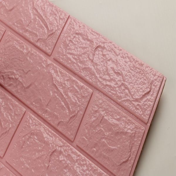 Quality Interior Wall Protection 3D Brick 3D Stone PE Foam Wallpaper with Smoke-Proof for sale