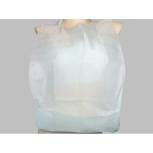Quality Large Size Coverage Disposable Adult Bibs Elder Paper Anti Stain Customizable for sale