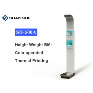 Quality Muti Functional Adult Bmi Scale , High Accuracy Height Weight Bmi Machine 210cm for sale