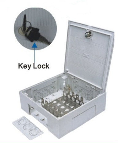 Quality ABS Material Cable Termination Box Fire Resistant 210 X 135 X 85 mm Mounting To for sale