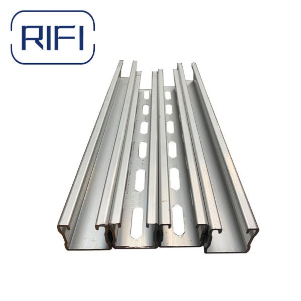 Quality 0.8mm-3mm Thickness Silver Strut Channel for Sturdy and Durable Structural for sale