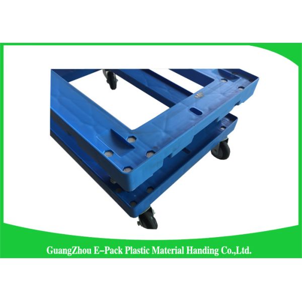 Quality Collapsible Heavy Duty Dolly , Moving Equipment Dolly Plastic Frame With PU for sale