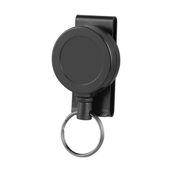Quality Deyi Badge Reel  Retractable Keychain Tactical ID Badge Holder Reel Heavy Duty Carabiner for sale