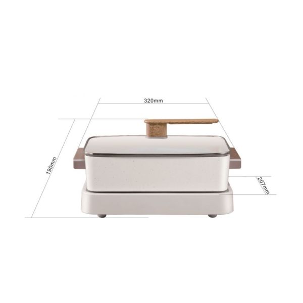 Quality 800W Electric Grill Medium Size with Non-Stick Coating for sale