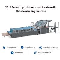 Quality 350×350mm Paper Laminating Carton Box Flute Laminator for sale