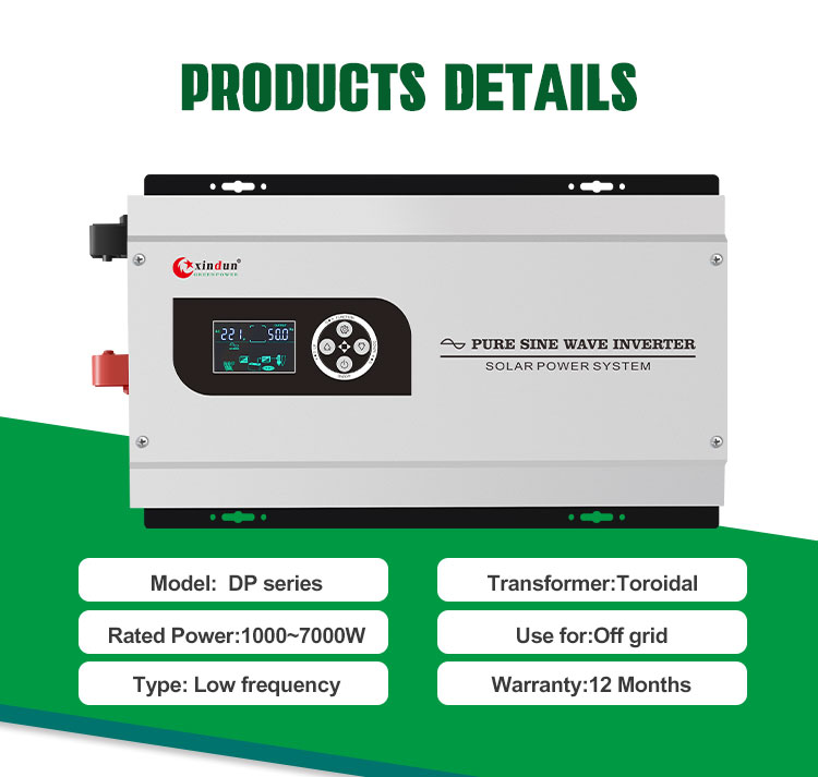 pure sine wave inverter charger parameter