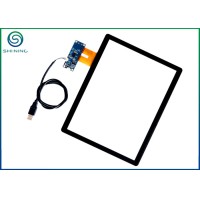 Quality Projected Capacitive Touch Screen Glass Overlay 12 Inch USB 2.0 4:3 Aspect for sale