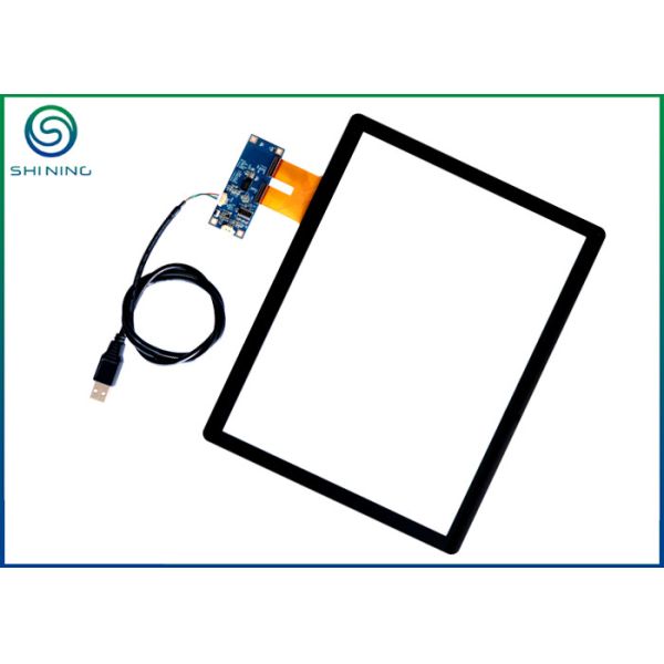 Quality Projected Capacitive Touch Screen Glass Overlay 12 Inch USB 2.0 4:3 Aspect for sale