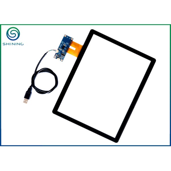 Quality Projected Capacitive Touch Screen Glass Overlay 12 Inch USB 2.0 4:3 Aspect Ration for sale