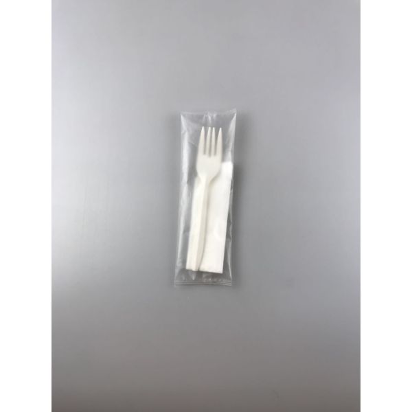 Quality Custom Logo Biodegradable Flatware Disposable Spork with Individual Wrapping and for sale