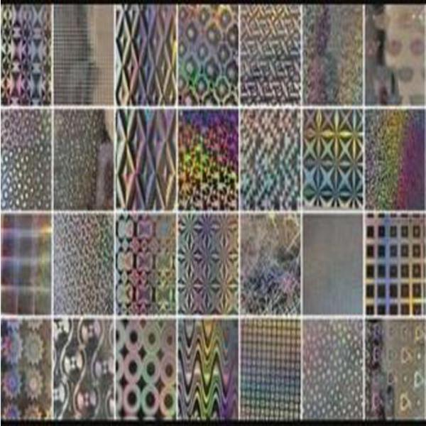 Quality Hot Sale Transparent Film Lamination Stretch Printing Rainbow Holographic Solar for sale