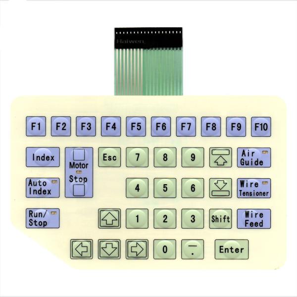 Quality RAL Industrial Membrane Switch Good Water Resistance Custom Membrane Keypad for sale
