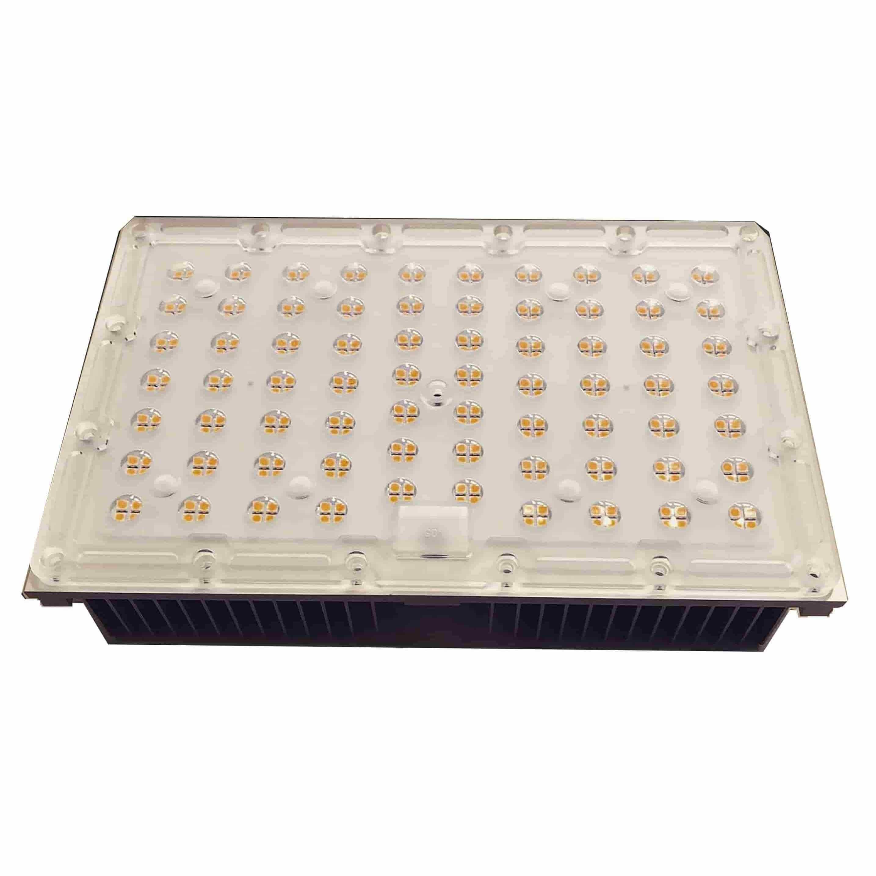 Quality Custom 200W LED Light Module Cover 90 Degree Optical PC Lens 14s20p 2200K SMD 3030 LED PCB Board for sale