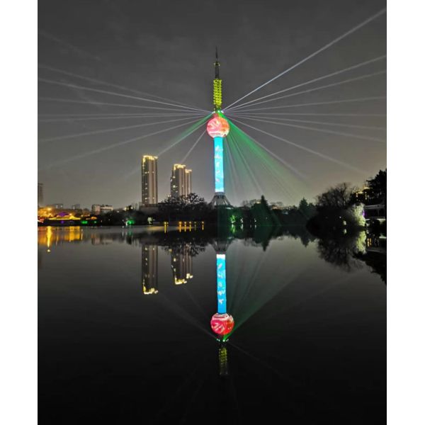 Quality 100 Levels Brightness Control LED Building Facade With 140 Degree Horizontal for sale