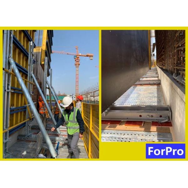 Quality Crane lifted Climbing Formwork System for Core Wall and Bridge Concrete for sale