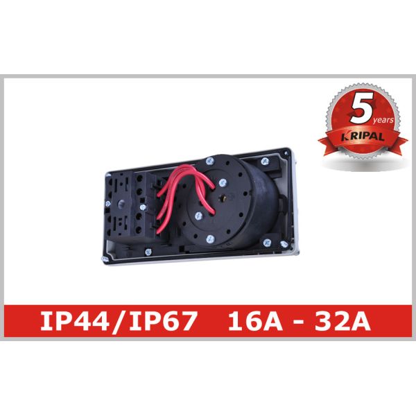 Quality IP67 Weatherproof Industrial Interlocked Switch Socket Outlet for Plug for sale