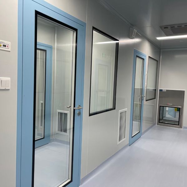 Quality Aluminum Frame Double Tempered Glass Window For Clean Room Environments for sale