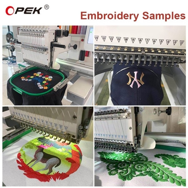 Quality 60*60cm Worktable Size Computerized Embroidery Machine for Flat Cap Hat T-shirt for sale