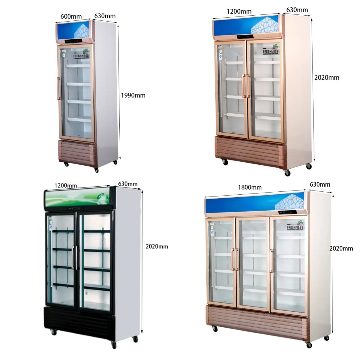 Quality 110V/60HZ Voltage Commercial Refrigerated Drinks Display Case with R290a for sale