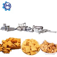 Quality 100 - 500 Kg/H Wheat Flour Fried Snack Machine Automatic for sale