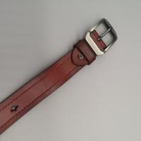 China Stainless Steel Buckle Personalized Eagle Head Leather Belt factory