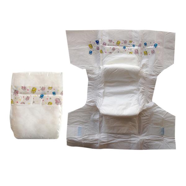 Quality Nonwoven Fabric Disposable Baby Diaper Magic Tape Elastic Waistband Diaper for sale