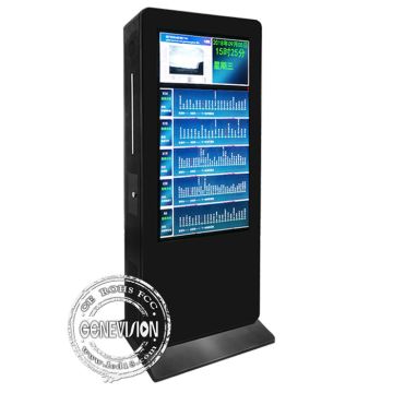 Quality 65 Inch Face Recognition Camera inbuilt Double Sided Outdoor Digital Signage for sale