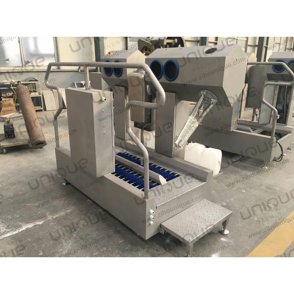 Quality Automatic Walk Through Boot Cleaning Station For Low Shoe Immersion Cleaning for sale