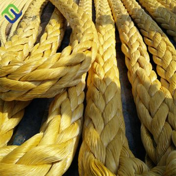 Quality Marine Ship Floating Boat Tow Rope High Strength 12 Strand UHMWPE for sale