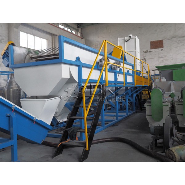 Quality LDPE Waste Plastic Recycling Lines 100mm Clean Flakes for sale