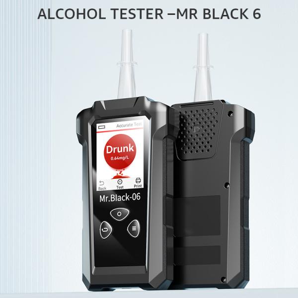 Quality High Accuracy Breath Analyzer Machine Police Quality Breathalyzer Two Mode for sale