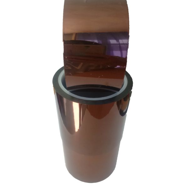 Quality Silicone Adhesion Polyimide Kapton Tape , Brown Color Pi Adhesive Tape for sale