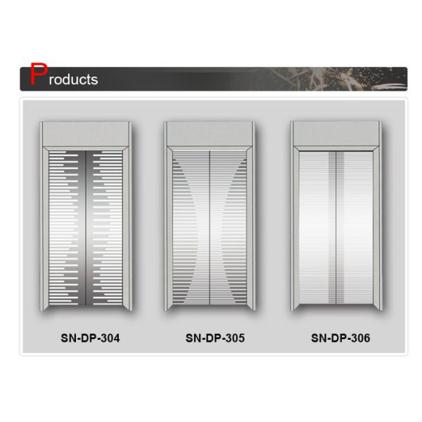 Quality Mirror Craft Stainless Steel Painted Elevator Door Panel for Elevator Parts for sale