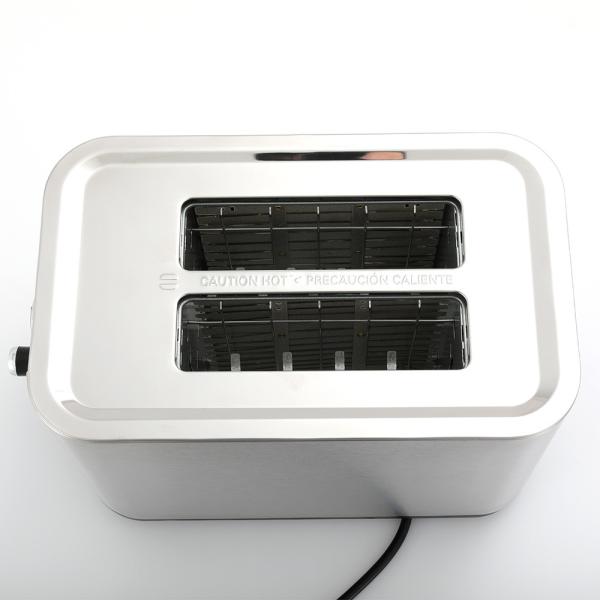 Quality Silver Bread Centering Function SS Toaster Double Slot 120V for sale