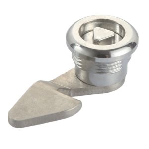Quality Cabinet Door Triangle Quarter Turn Lock With Hook Steel Cam for sale