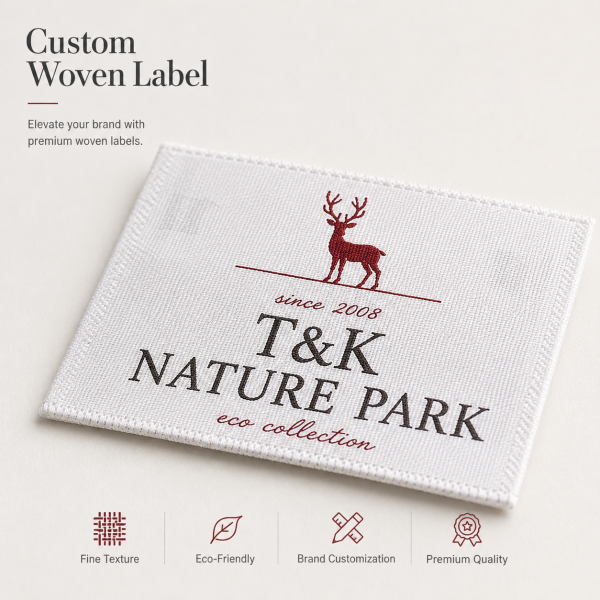 Quality Satin Ultrasonic Cut Pantone Screen Printing Clothing Labels for sale