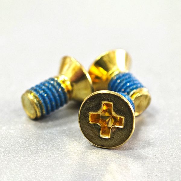 Quality Countersunk Head Phillips Brass Special Screws with Plain Finish for Long for sale