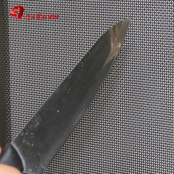 Quality Ss304 SS316 Stainless Steel Bulletproof Security Fly Screen Mesh Wear Resisting for sale