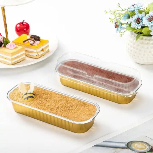Quality 200ml Disposable Aluminum Foil Baking Cake Cup Container for Cheese Dessert for sale