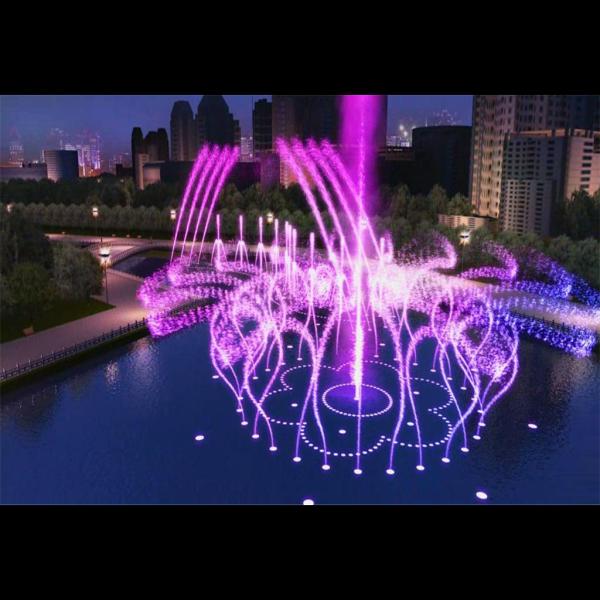 Quality Music Control Large Lake Water Fountains Hotel Stainless Steel for sale