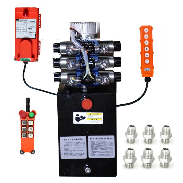 Quality Industry Machinery Hydraulic Pump Power Unit Single Acting With Wireless Control for sale