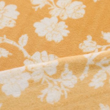 Quality Flower Pattern Printed Super Soft Fabric 280gsm Double Side Polyester for sale