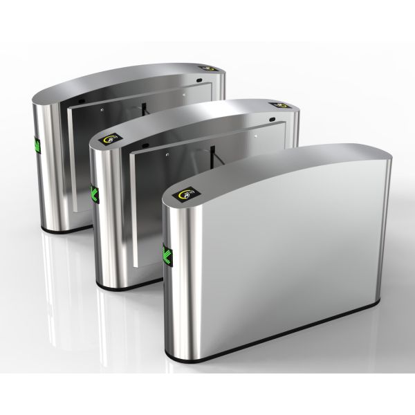 Quality 550mm Width Turnstile Flap Barrier , Access Control Automatic Systems Turnstile for sale