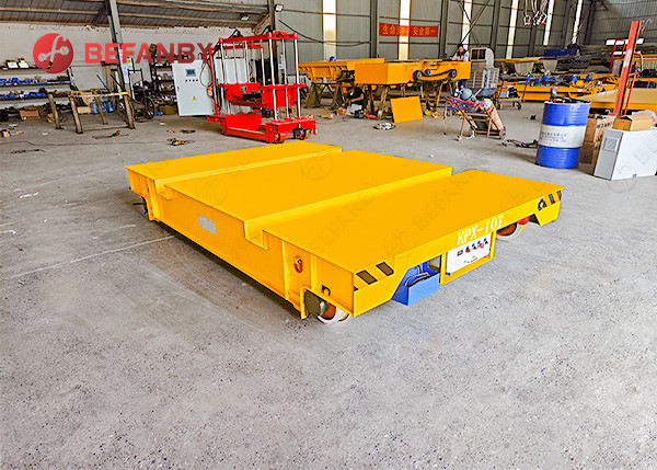 Quality 25 Ton High Temperature Proof With Hydraulic Dump Function Transfer Cart for sale