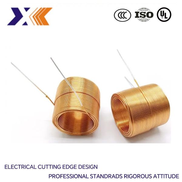 Quality Power Inductor with Enameled Winding Flat Wire Coil and Customizable Core for sale